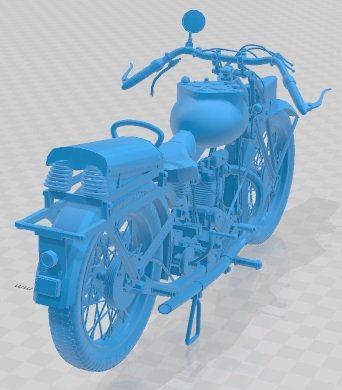 MGC 350 1930 Printable Motorcycle 3D Print Model in Automotive 3DExport
