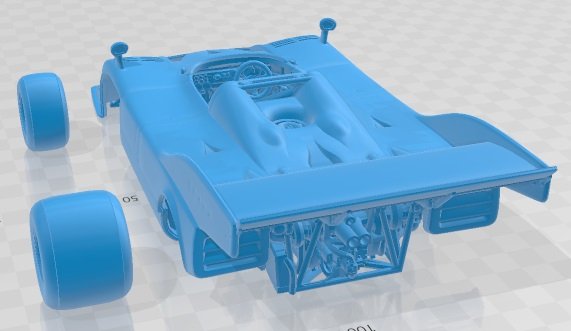 Porsche 917-10 Spyder 1972 Printable Car 3D Print Model in Automotive ...