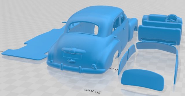 Holden 48 215 1948 Printable Car 3D Print Model in Automotive 3DExport