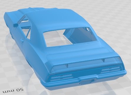 Pontiac Firebird Trans Am 1969 Printable Body Car 3D Print Model in ...
