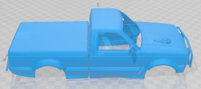 GMC Syclone 1991 Race Printable Body Car 3D Print Model in Automotive ...