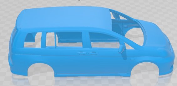 Toyota Isis 2012 Printable Body Car 3D Print Model in Automotive 3DExport
