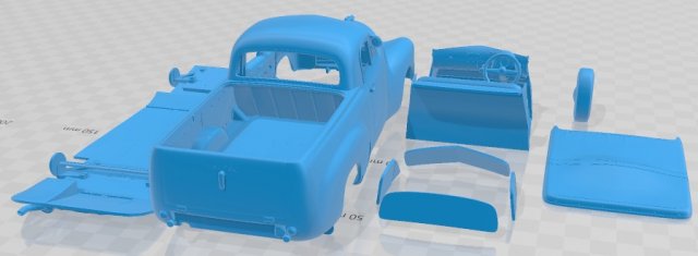 Holden 2106 FX 1951 UTE Printable Car 3D Print Model in Automotive 3DExport