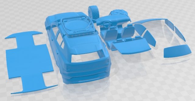 Volvo EX30 Cross Country Printable Car 3Dプリントモデル in 車 3DExport