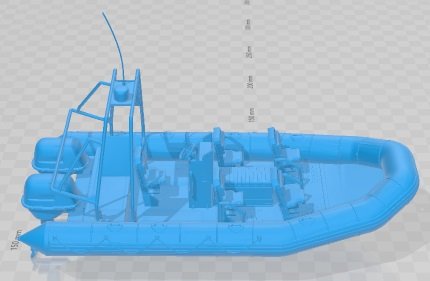 Speed Boat Printable 3D Print Model in Automotive 3DExport