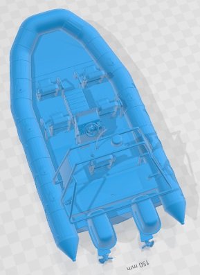 Speed Boat Printable 3D Print Model in Automotive 3DExport