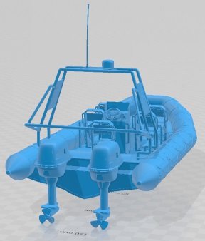 Speed Boat Printable 3D Print Model in Automotive 3DExport