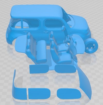 Nissan Cube 2010 Printable Car 3D Print Model in Automotive 3DExport