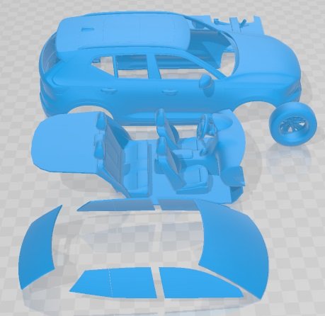 Volvo XC40 Recharge 2020 Printable Car 3D Print Model in Automotive ...