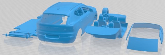 Volvo XC40 Recharge 2020 Printable Car 3D Print Model in Automotive ...