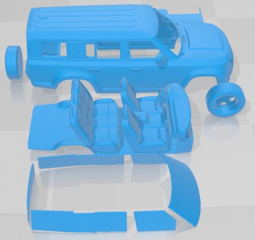 Land Rover Defender 130 2023 Printable Car 3D Print Model in Automotive ...