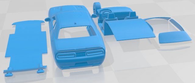 Dodge Challenger SRT Hellcat Supercharged LC 2015 Printable Car 3D ...