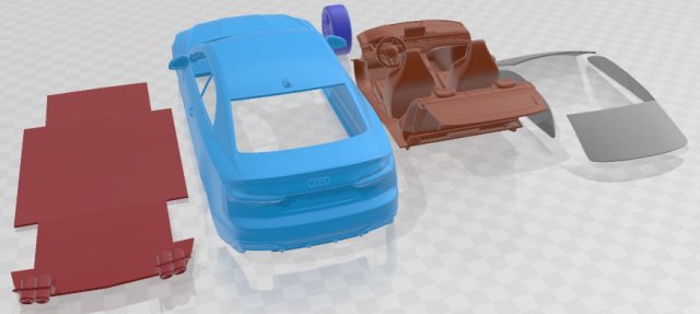 Audi S5 Coupe 2020 Printable Car 3D Print Model in Automotive 3DExport