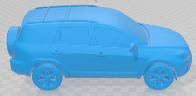 Toyota RAV4 2010 Limited Printable Car 3D Print Model in Automotive ...