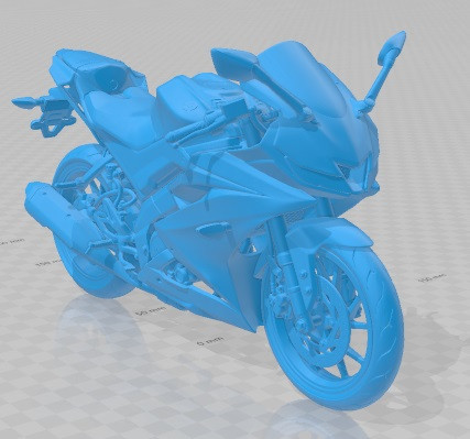 Yamaha R15 2020 Printable Motorbike 3D Print Model in Automotive 3DExport