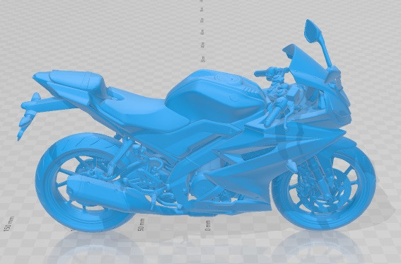 Yamaha R15 2020 Printable Motorbike 3D Print Model in Automotive 3DExport