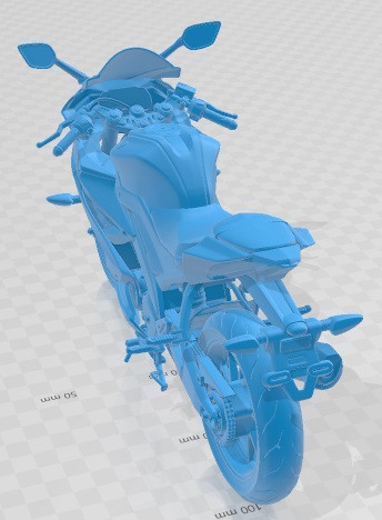 Yamaha R15 2020 Printable Motorbike 3D Print Model in Automotive 3DExport