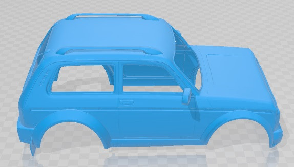 Lada Niva Bronto 4x4 Printable Body Car Modelo de Impressão 3D in ...