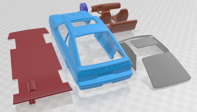 Dodge Charger L Body 1987 Printable Car Modelo de impresión 3D in ...