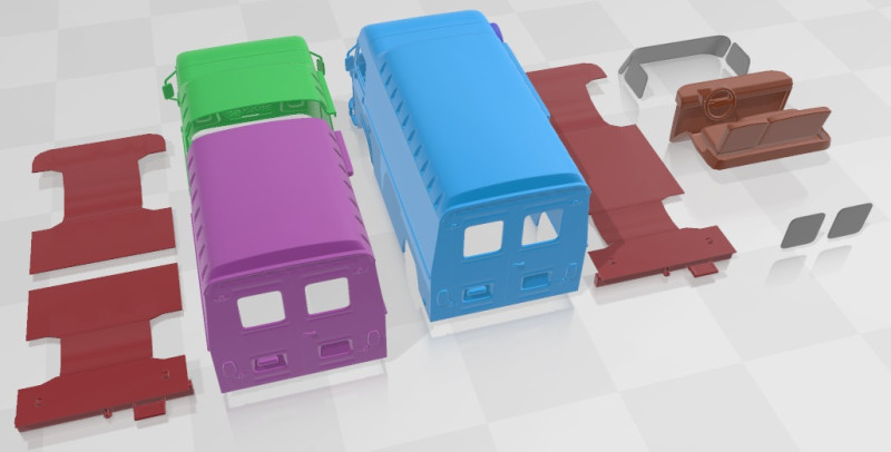 Avia A21T Van 1997 Printable 3D Print Model in Automotive 3DExport