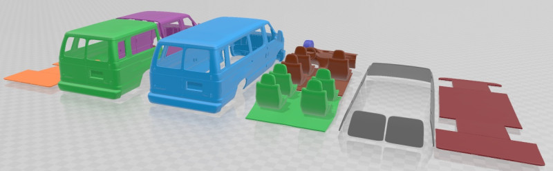 E Series Passenger Van 2011 Printable 3D Print Model in Automotive 3DExport