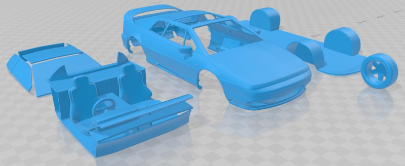Lotus Esprit 1996 Printable Car 3D Print Model in Automotive 3DExport