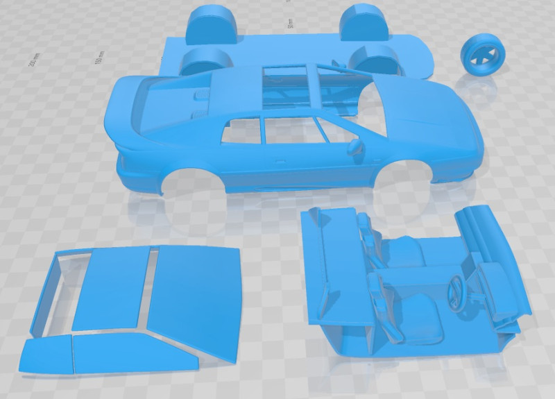 Lotus Esprit 1996 Printable Car 3D Print Model in Automotive 3DExport
