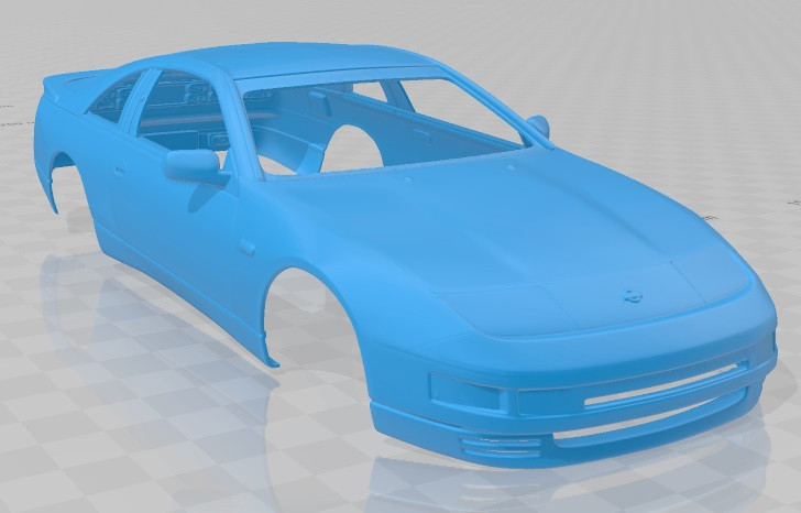 Nissan 300ZX Z32 1989 Printable Body Car 3D Print Model in Automotive ...