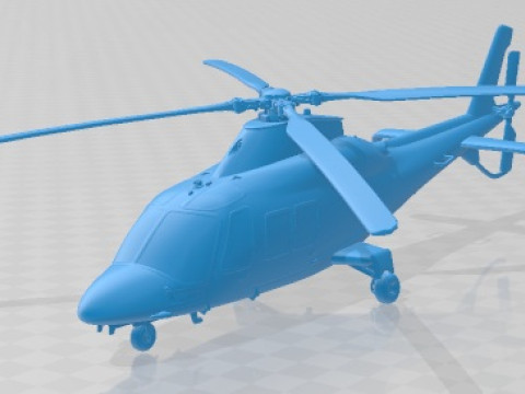 Agusta Westland AW 109 Hélicoptère imprimable Modèles 3D en vedette in ...