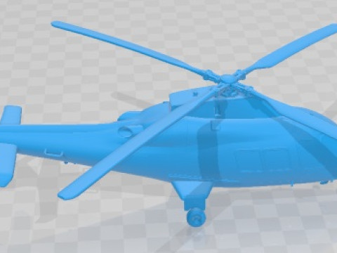 Agusta Westland AW 109 Hélicoptère imprimable Modèles 3D en vedette in ...