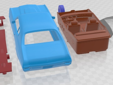 Mobil Cetak Chevrolet Chevelle SS 1970 Model Cetak 3D in Otomotif ...