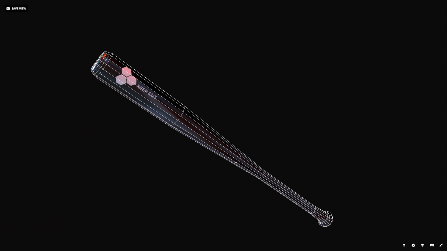 baseball CAD in Melee 3DExport