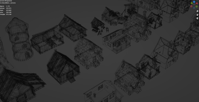 Village asset pack 3D Model in Game Assets 3DExport
