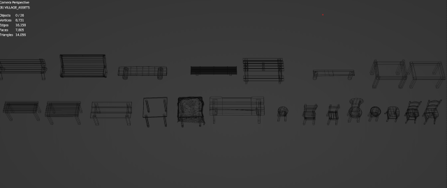 Village asset pack 3D Model in Game Assets 3DExport