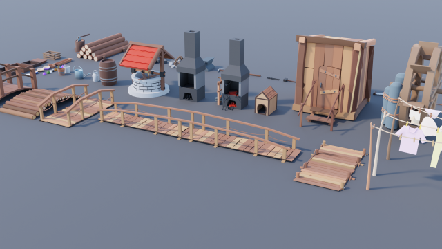 Village asset pack 3D Model in Game Assets 3DExport