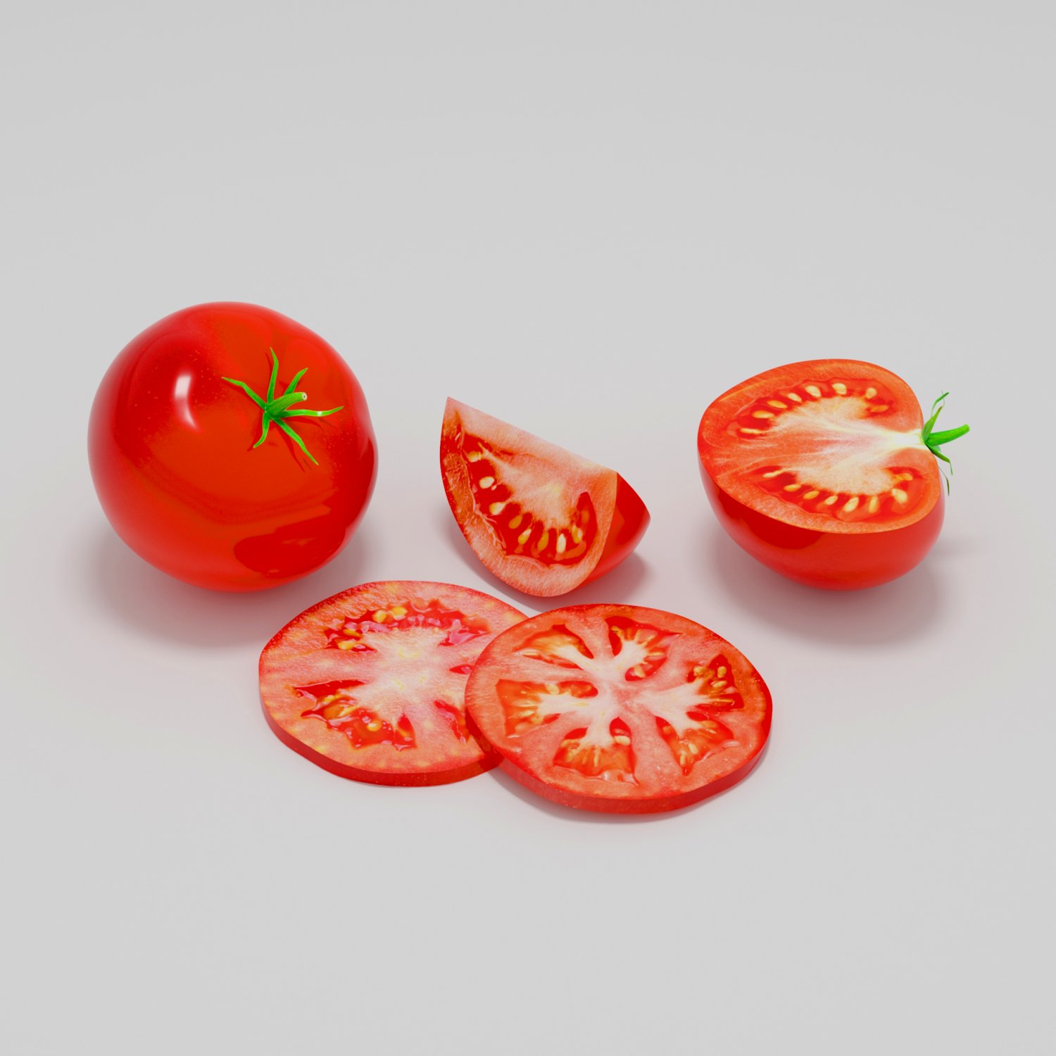 tomato 3D Models in Fruit 3DExport