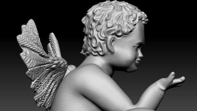 Angle 3D Print Model in Sculpture 3DExport