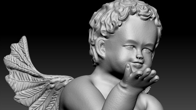 Angle 3D Print Model in Sculpture 3DExport