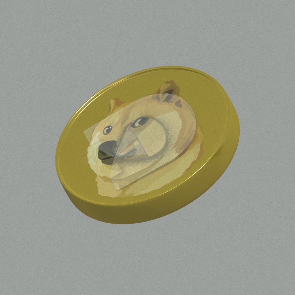 dogecoin 3D Models in Jewellery 3DExport