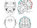 cad-friendly helmet model h1v1 3D Print Model in Clothing 3DExport