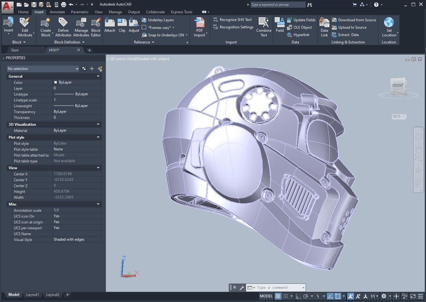 CAD-friendly Helmet model H1V1 3D Model in Clothing 3DExport