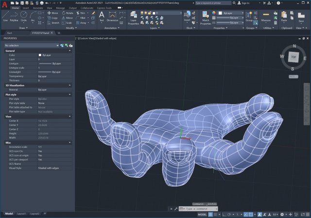 cad-friendly casual woman hand model f1p2d1v1hand 3D Model in Anatomy ...