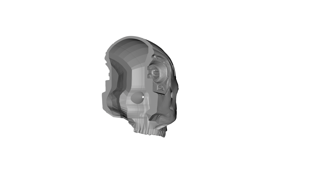 T800 Terminator mask helmet 3D print model 3D Model in Man 3DExport