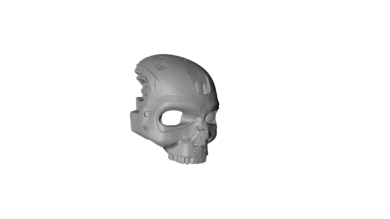 T800 Terminator mask helmet 3D print model 3D Model in Man 3DExport