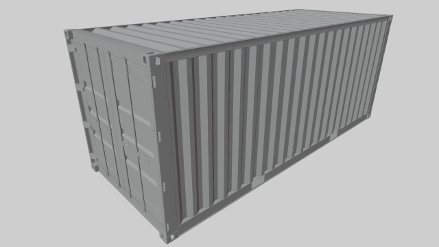 Shipping Container 3D Model in Shipping Containers 3DExport