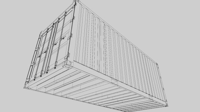Shipping Container 3D Model in Shipping Containers 3DExport