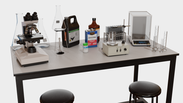 Science Equipment 3D Model in Other 3DExport