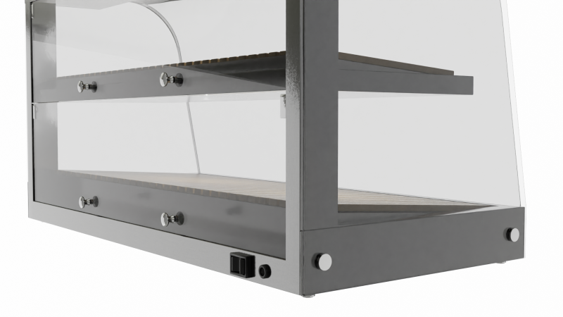 Bakery Display Case 3D Model in Kitchen 3DExport