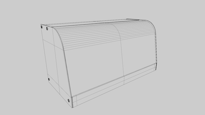 Bakery Display Case 3D Model in Kitchen 3DExport