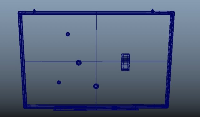 whiteboard set 3D Model in Office 3DExport